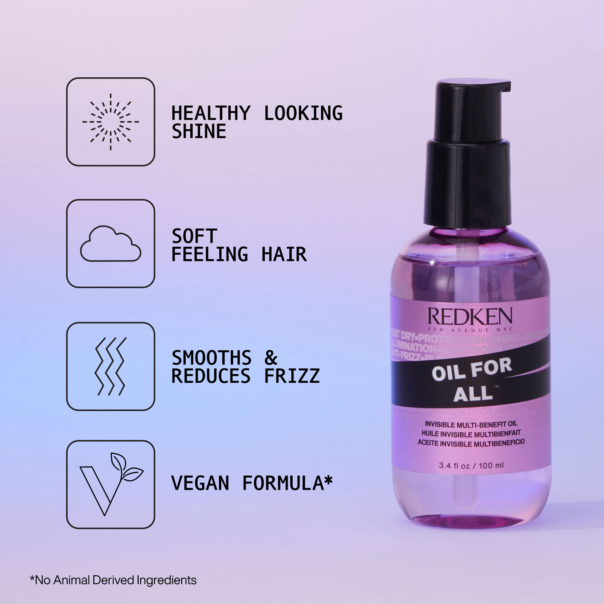 Oil for All Multi Benefit Hair Oil Heat Protectant Spray