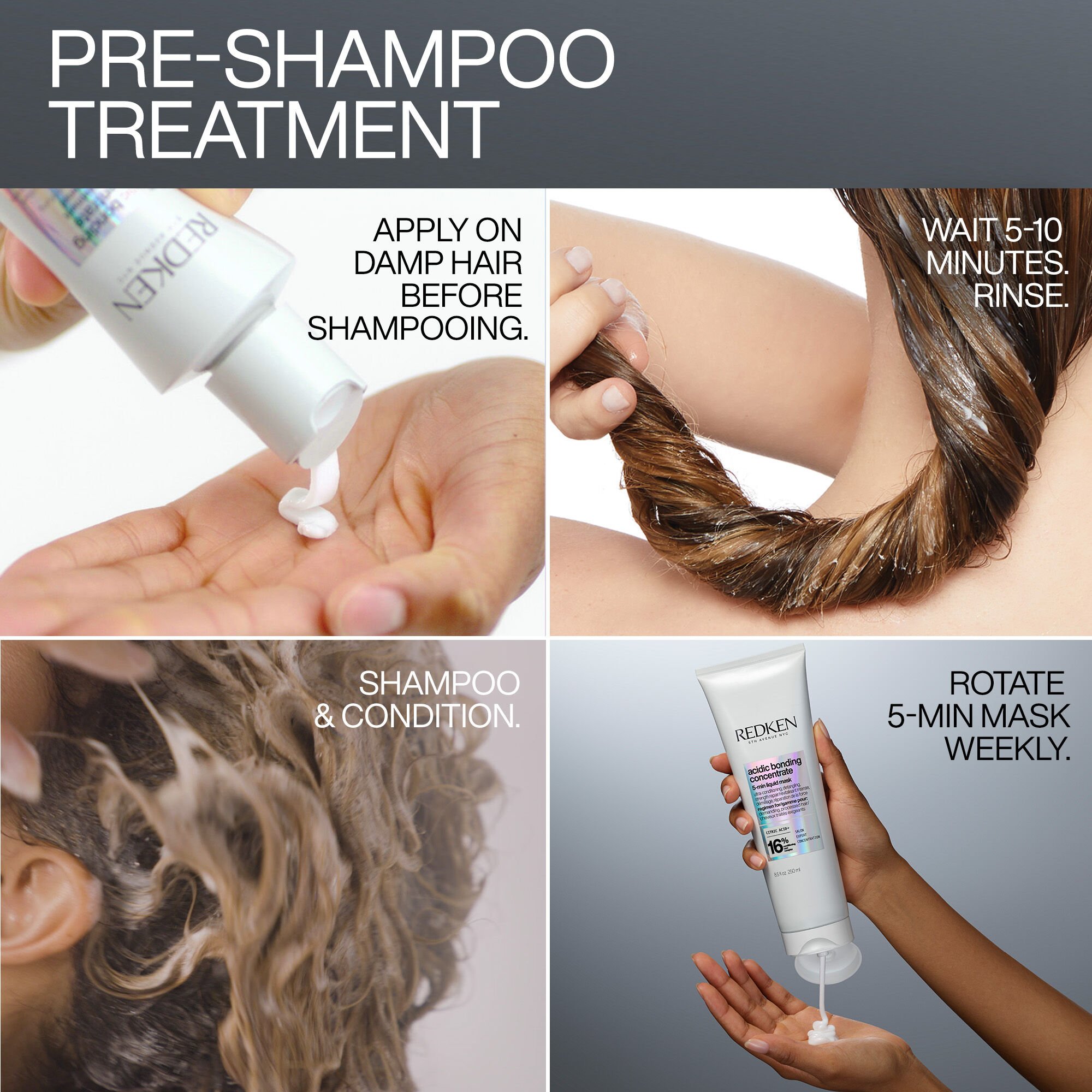 Acidic Bonding Concentrate Deep Moisture Trio | Redken