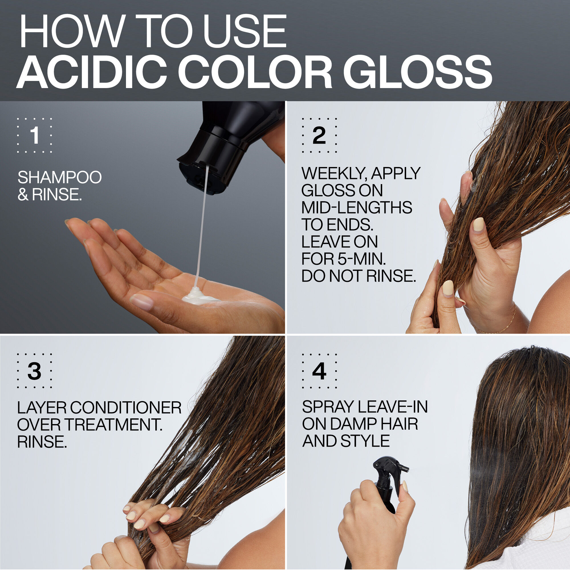 Acidic Color Gloss Shampoo for Color Care & Added Shine | Redken