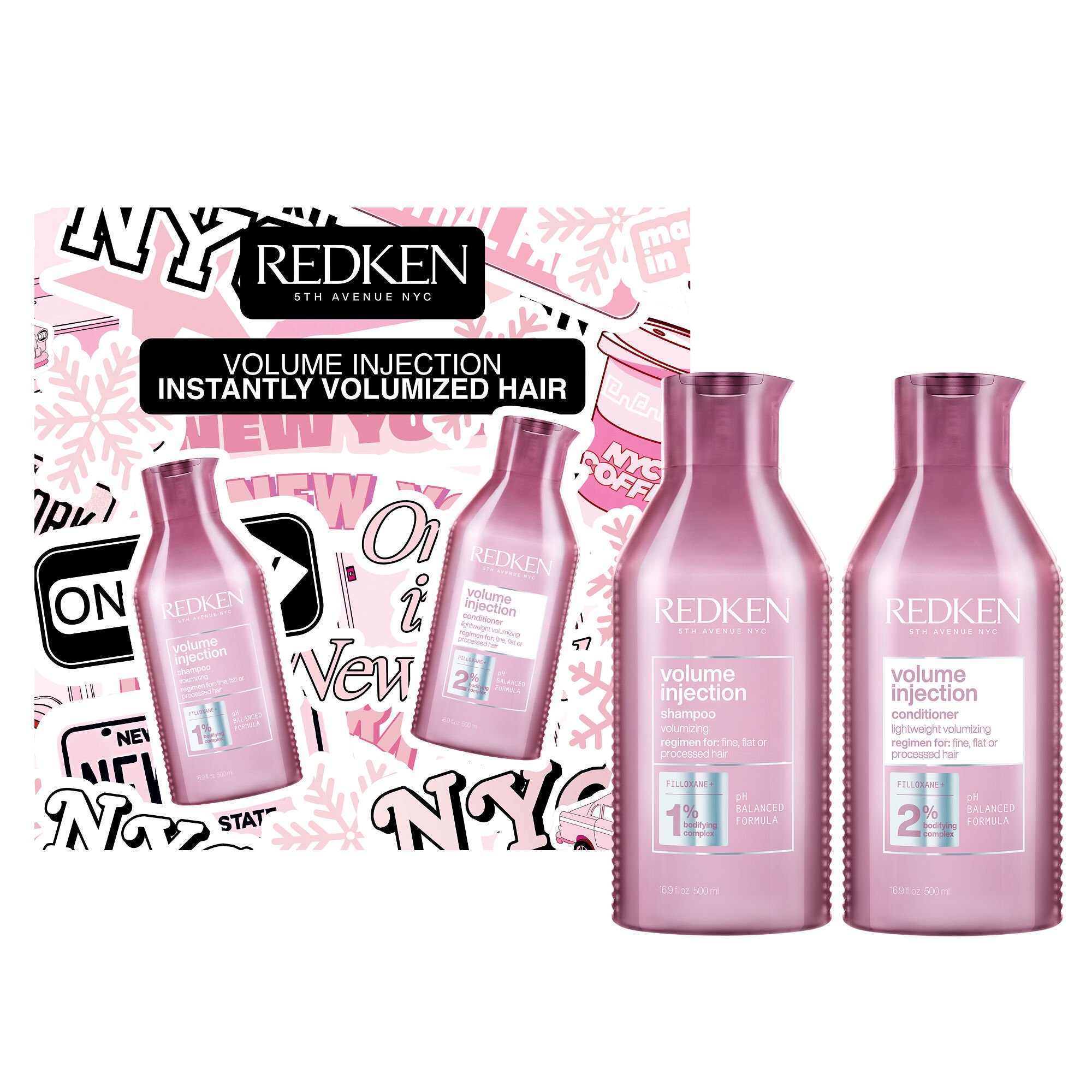 Volume Injection Duo Holiday Gift Set | Redken