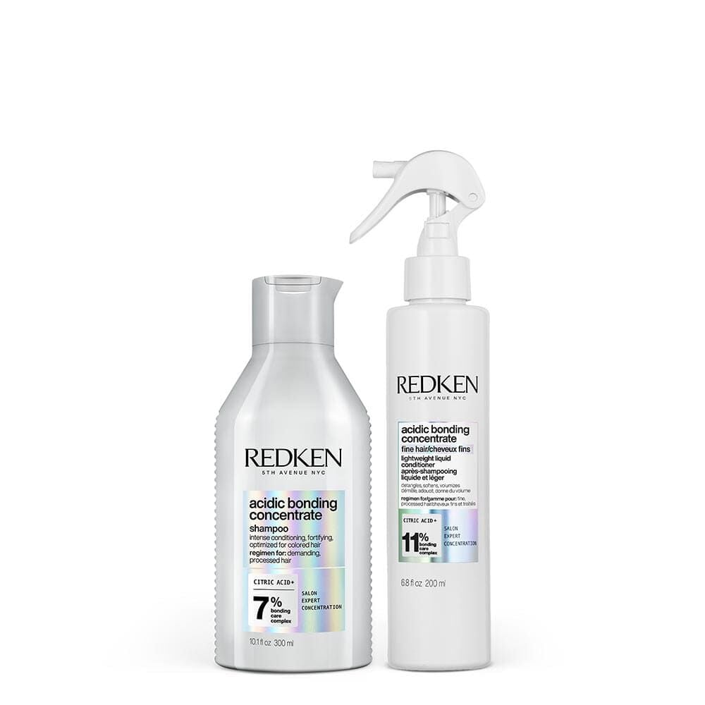 Acidic Bonding Concentrate Fine Hair Shampoo & Conditioner| Redken