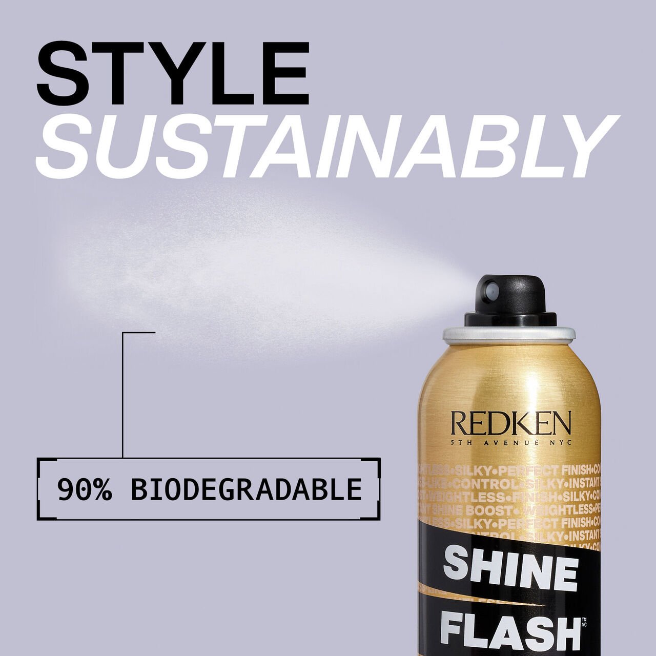 Shine Flash Glass-Like Moisturizing Shine Spray | Redken
