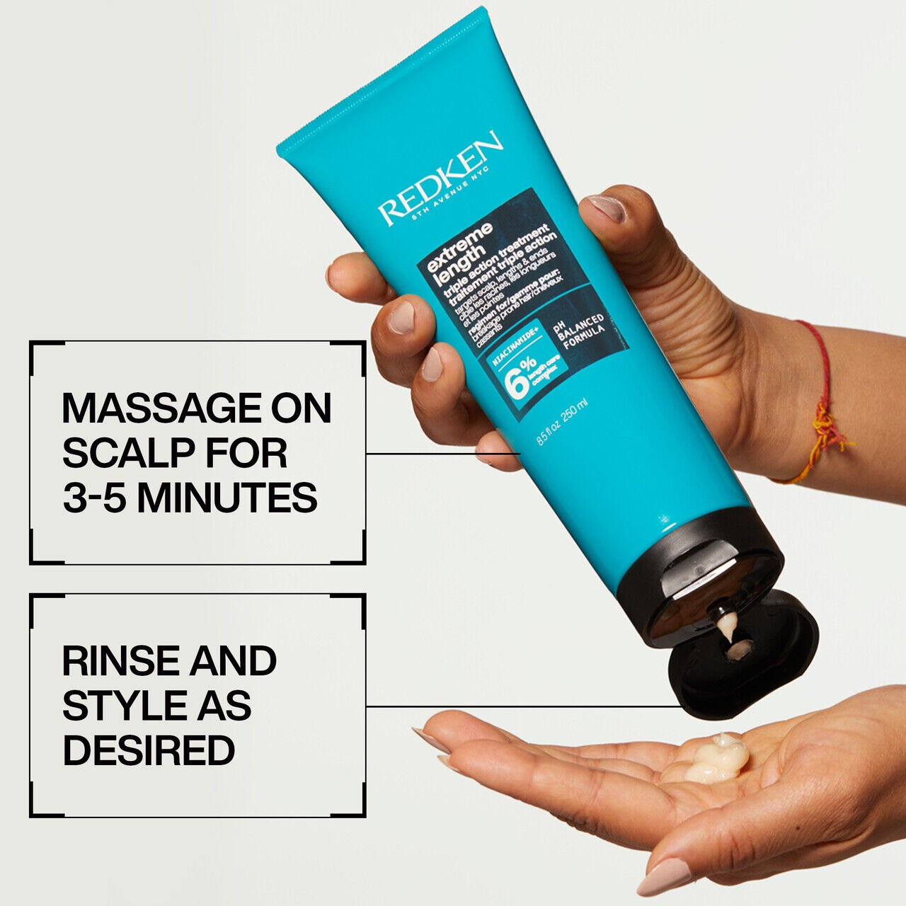 Extreme Length Triple Action Mask for Stronger Hair | Redken