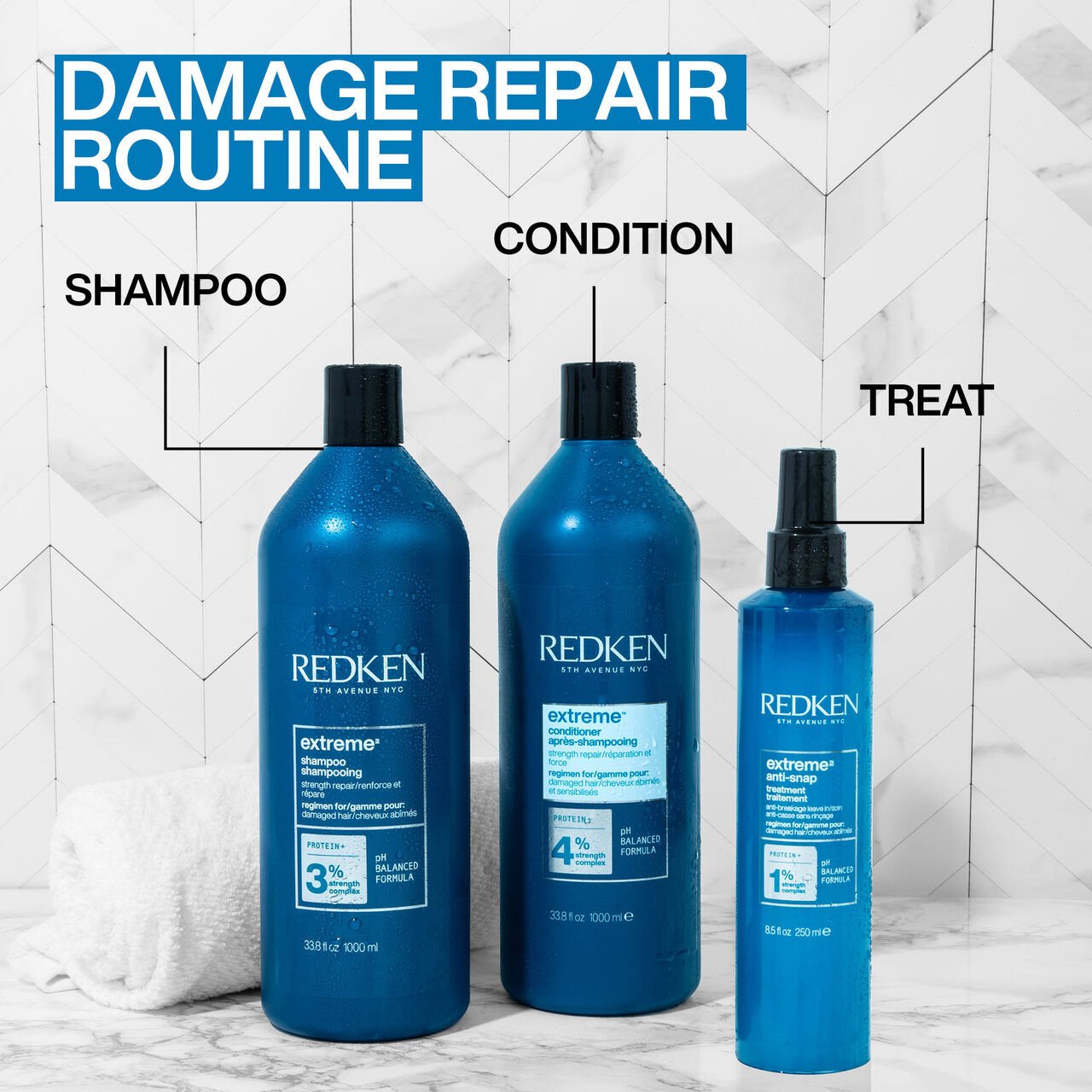 Extreme Anti-Snap Treatment For Damaged Hair & Split Ends | Redken