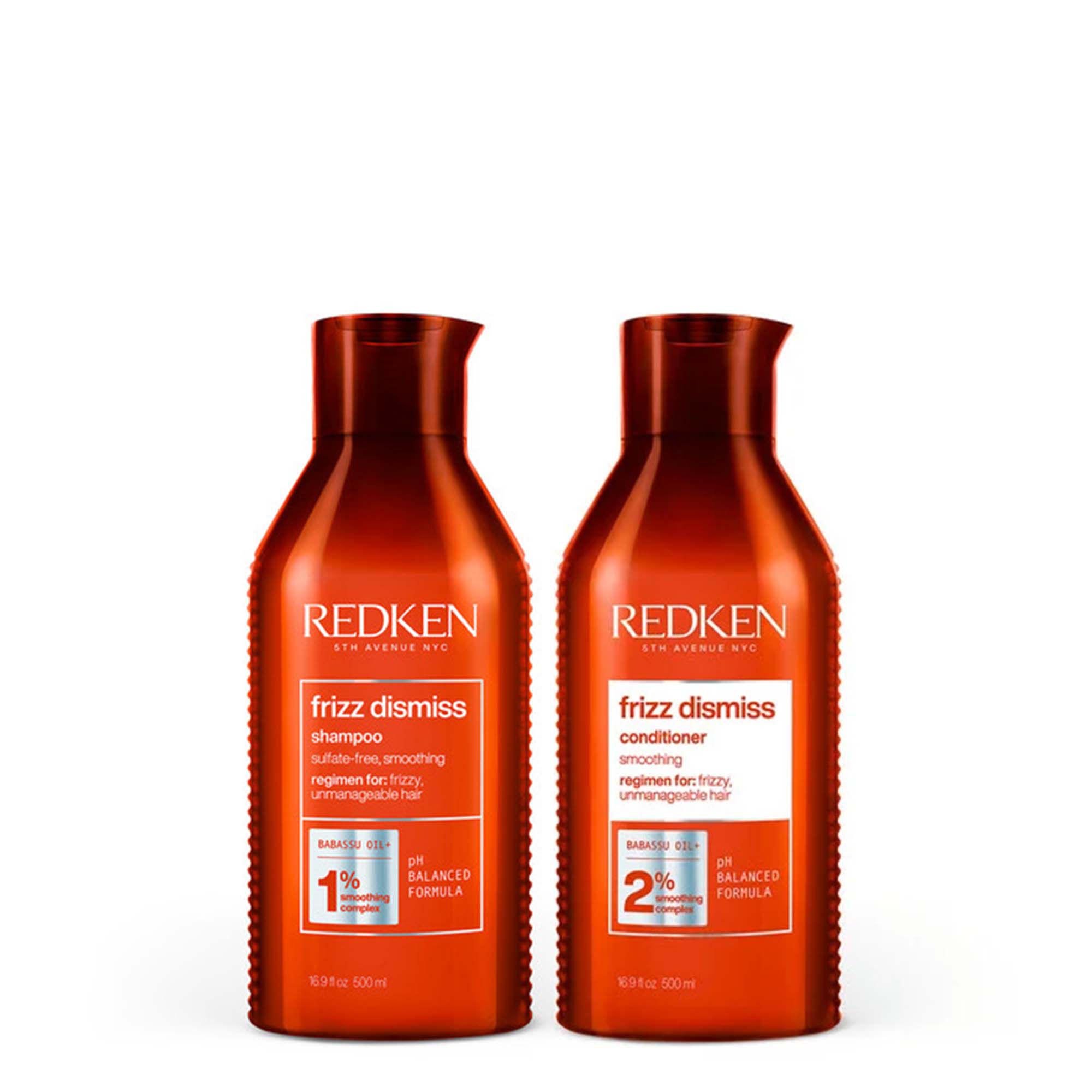 Frizz Dismiss Duo: Anti Frizz Shampoo & Conditioner | Redken