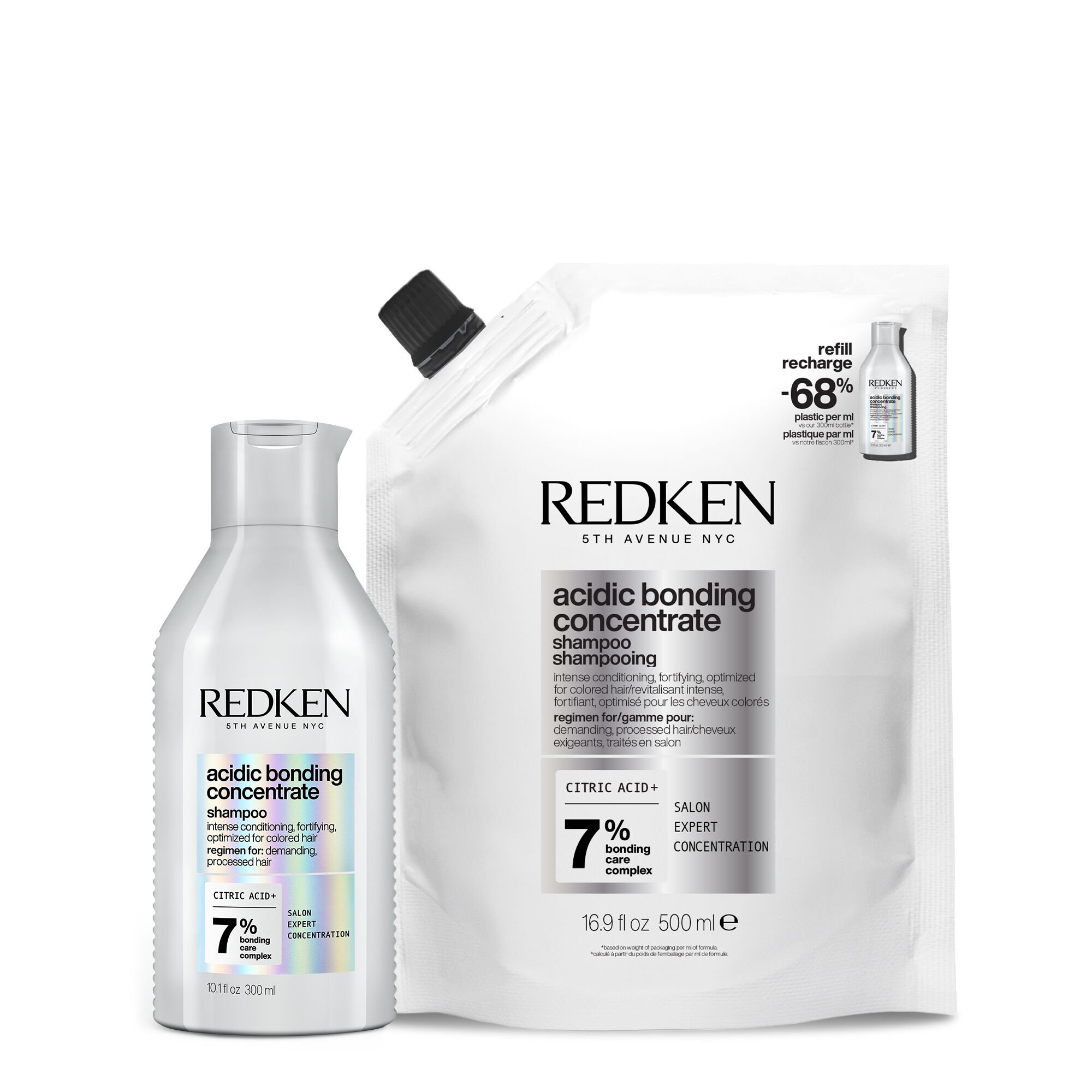 Acidic Bonding Concentrate Shampoo & Refill Duo | Redken
