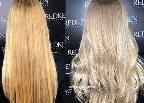 Warm Blonde Hair Light Golden Blonde Home Hair Dye H20 Water Colour